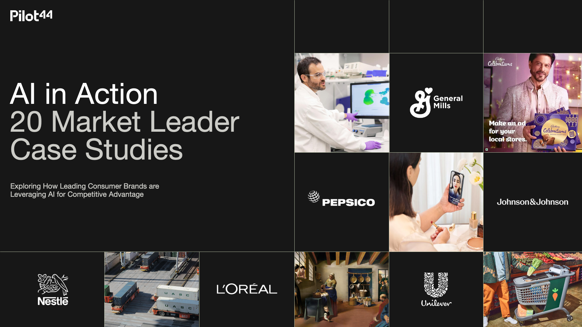 Download | AI in Action : 20 Market Leader Case Studies | Pilot44